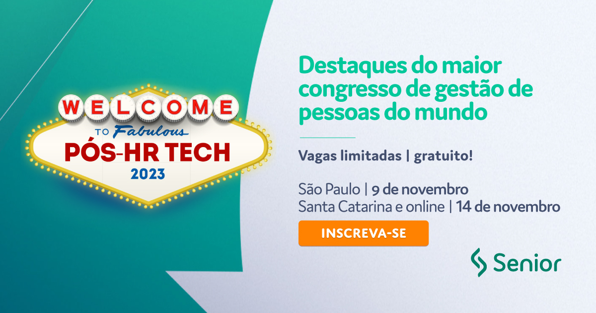 Senior promove evento com destaques do HR Tech 2023